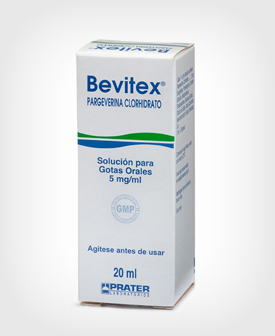 Bevitex (Pargeverina) Gotas 20ml Gastroenterologicos Laboratorios Prater | Laboratorios Prater
