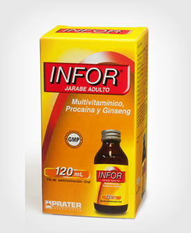 Infor Jarabe Adulto x 120 ml Vitaminas Laboratorios Prater ...