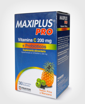Maxiplus PRO x 30 Comprimidos Masticables Vitaminas Laboratorios Prater ...