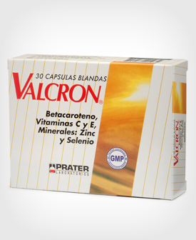 Valcron x 30 Cápsulas Blandas Vitaminas Laboratorios Prater ...